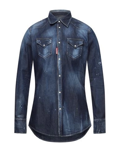 Dsquared2 Denim Shirt Size Cotton, Elastane