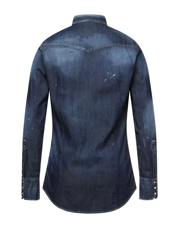 Dsquared2 Denim Shirt Size Cotton, Elastane