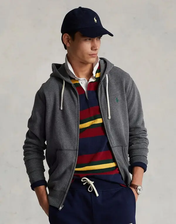 Polo Ralph Lauren The Rl Fleece Hoodie Sweatshirt Size Cotton, Polyester