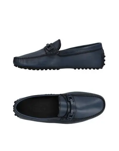 TOD'S Loafers In Leather - Dark Blue