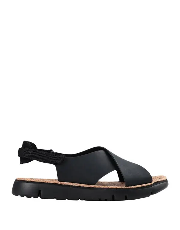 Camper Oruga Calfskin Wedge Sandals