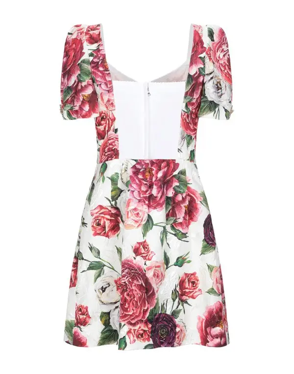 Dolce & Gabbana Floral Jacquard Mini Dress