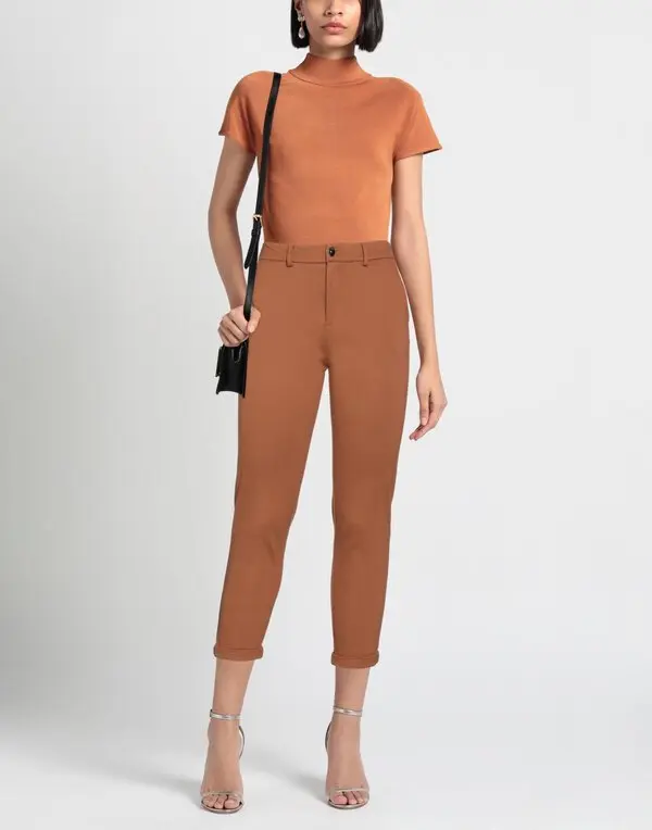 Liu Jo Skinny Fit Stretch Pants - Brown