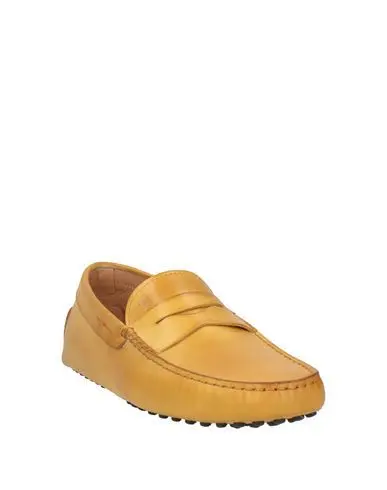 TOD'S Loafers In Leather - Yellow