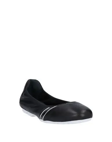 Hogan Leather Ballet Flats - Black