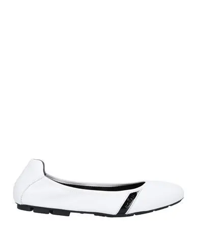 Hogan Leather Ballet Flats - White