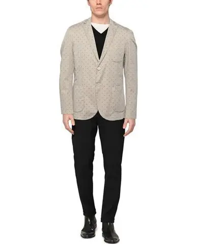 MASSIMO REBECCHI Blazer Taupe Cotton, Elastane