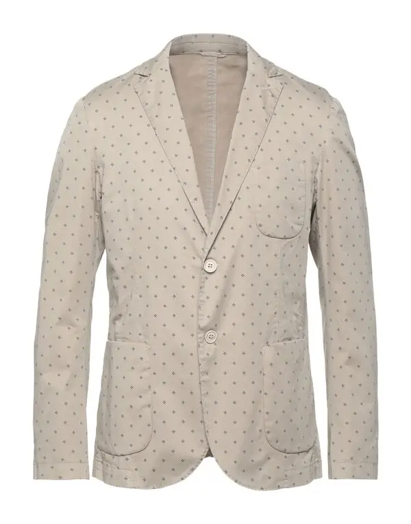 MASSIMO REBECCHI Blazer Taupe Cotton, Elastane