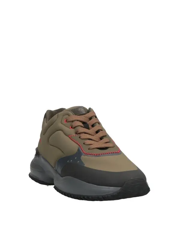 Hogan Sneakers Size Textile Fibers - Green