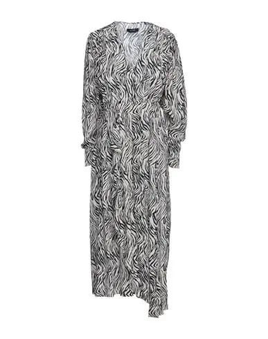 Isabel Marant Étoile Silk Blend Zebra Print Maxi Dress - White