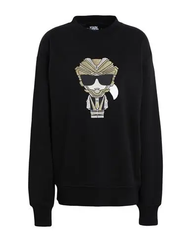 Karl Lagerfeld Sweatshirt In Organic Cotton And Recycled Polyester