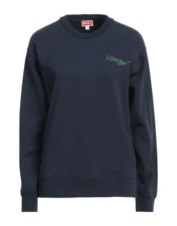 Kenzo Solid Sweatshirt - Navy Blue