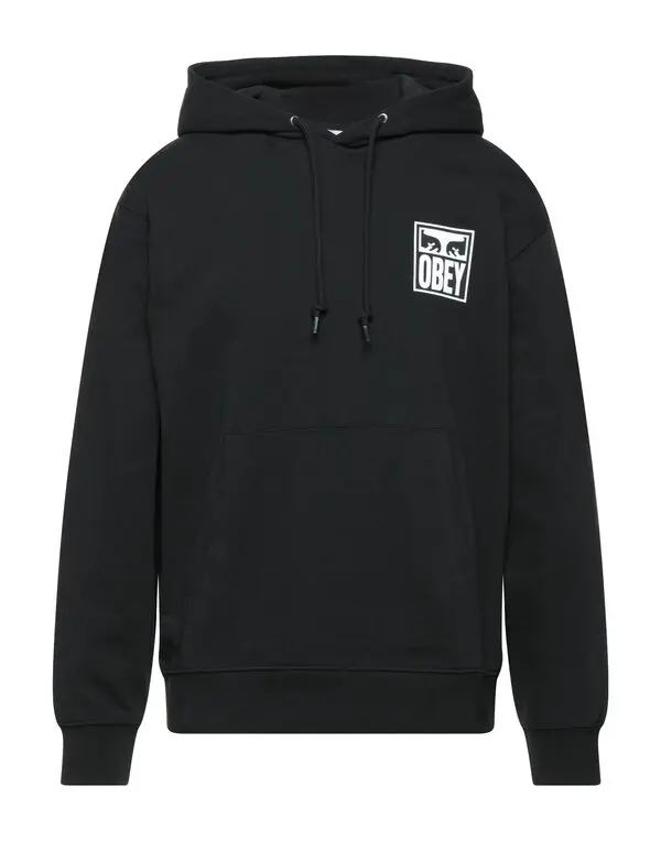 Obey Sweatshirt Size Cotton, Polyester - Black