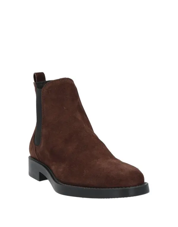 TOD'S Ankle Boots In Leather - Brown