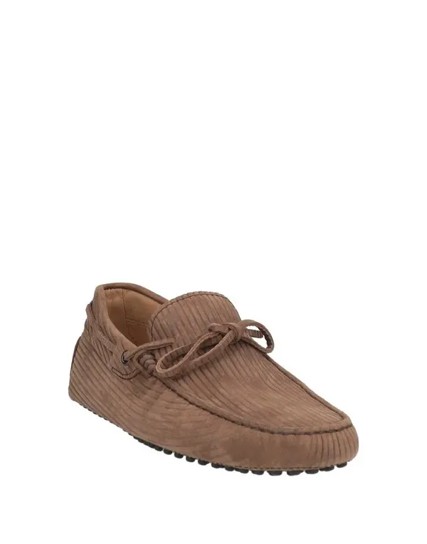 TOD'S Loafers In Leather - Beige