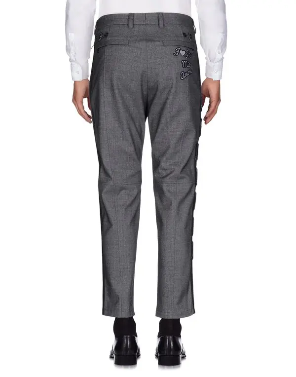 Dolce & Gabbana Casual Pants In Cotton, Wool And Elastane