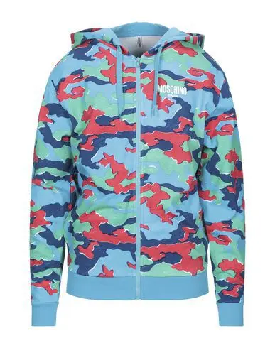 Moschino Camouflage Print Sweatshirt - Blue