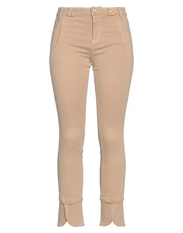 ELISA CAVALETTI BY DANIELA DALLAVALLE Elisa Cavaletti Moleskin Slim Fit Pants - Beige