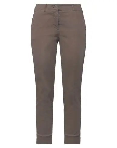 Peserico Tapered Gabardine Pants - Brown
