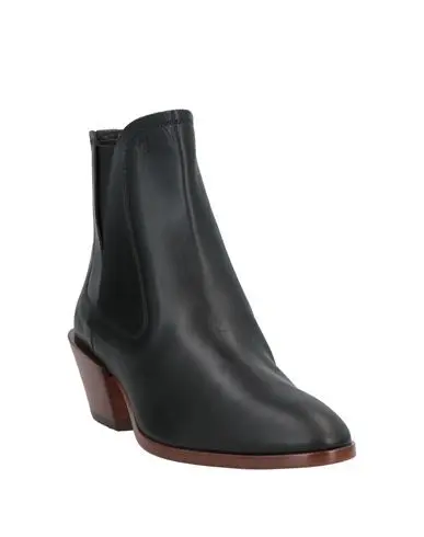 TOD'S Ankle Boots In Calfskin And Elastic Fibres - Black