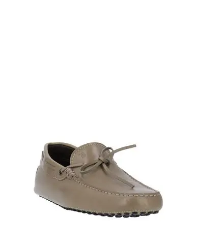 TOD'S Leather Loafers - Khaki