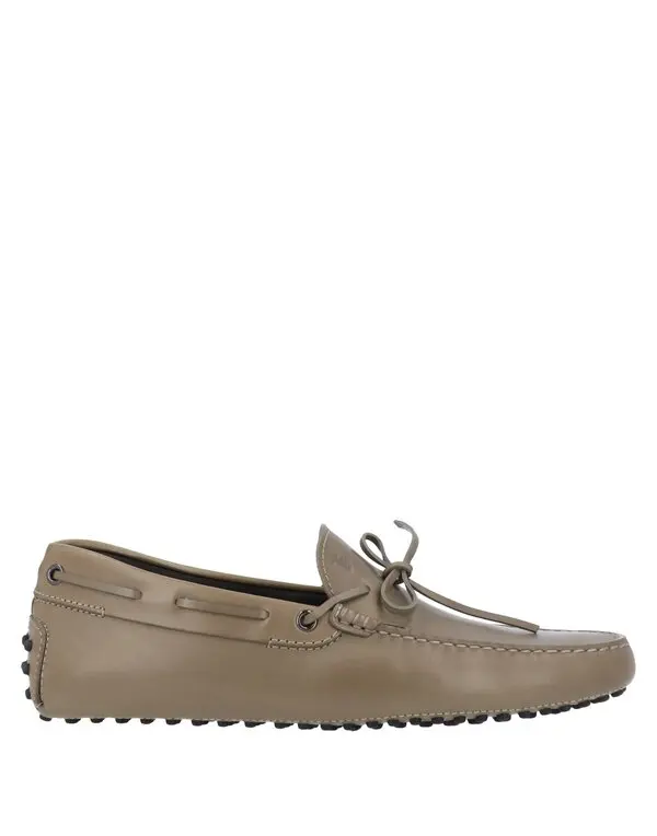 TOD'S Leather Loafers - Khaki