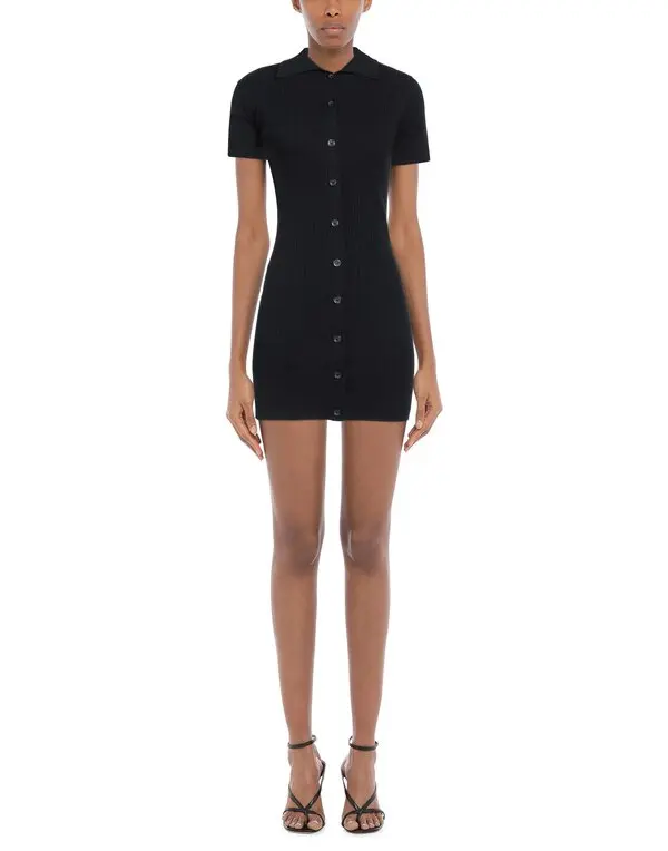 John Richmond Mini Bodycon Knit Dress - Black