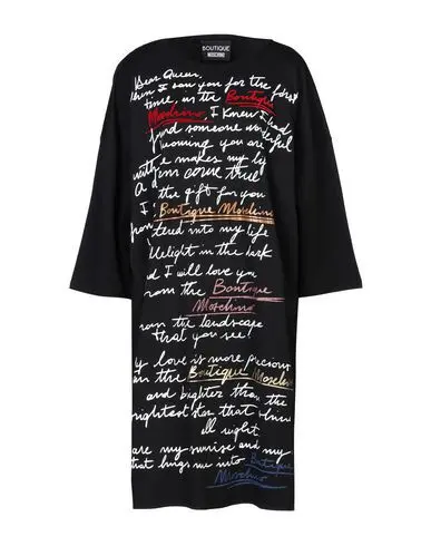 Moschino Cotton Midi T-shirt Dress - Black