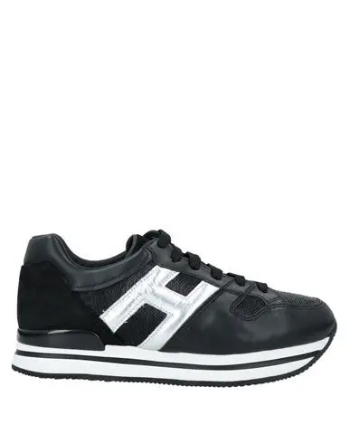 Hogan Leather Sneakers - Black