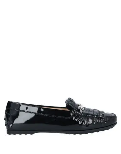 TOD'S Leather Loafers - Black