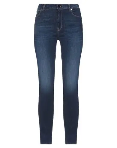 TRAMAROSSA Skinny Jeans With Leather Trims - Blue