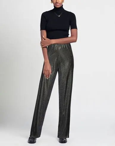 SEMICOUTURE Glitter Jersey Pants - Black