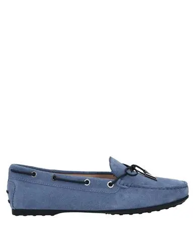 TOD'S Loafers In Leather - Slate Blue