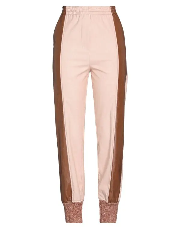 Beatrice B Coated Tapered Pants - Light Pink