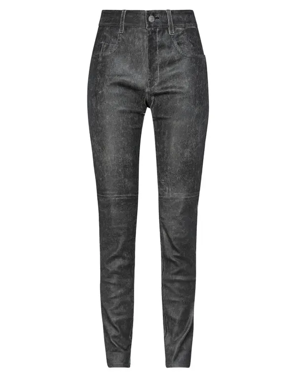 MARANT ETOILE Slim-leg Lambskin Pants