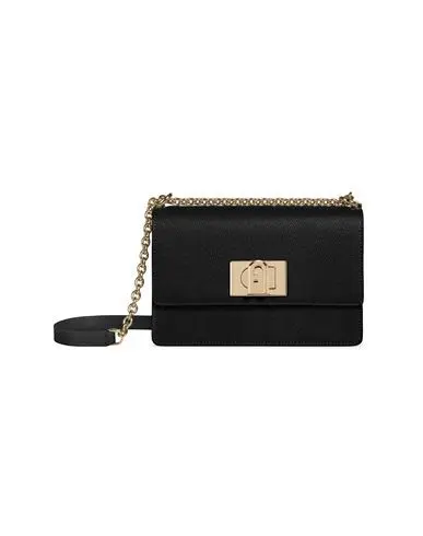 Furla 1927 Mini Crossbody Bag In Soft Leather - Black
