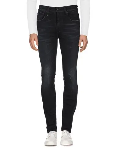 R13 Straight-leg Jeans With Distressed Details