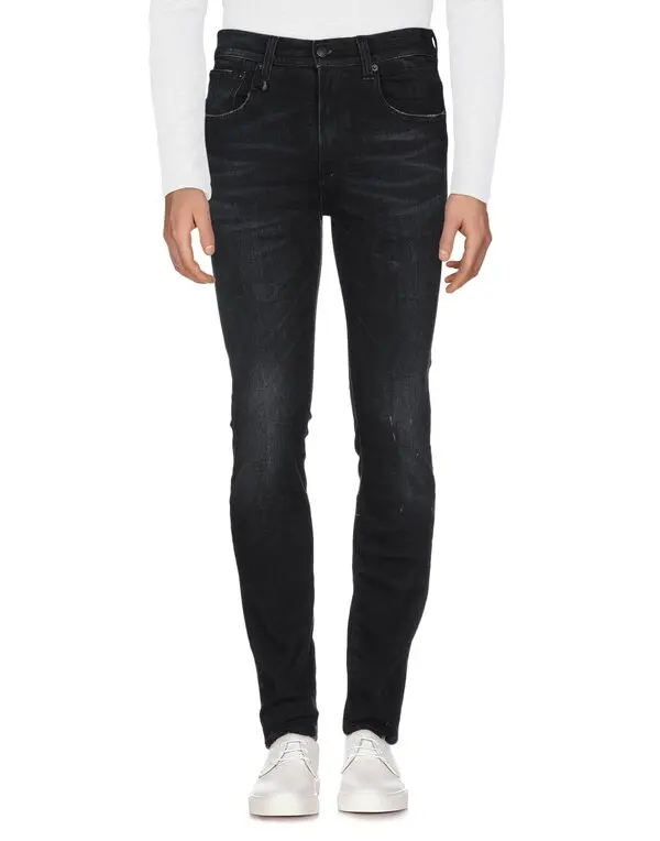 R13 Straight-leg Jeans With Distressed Details
