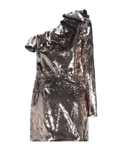 Amen Sequin One-shoulder Mini Dress