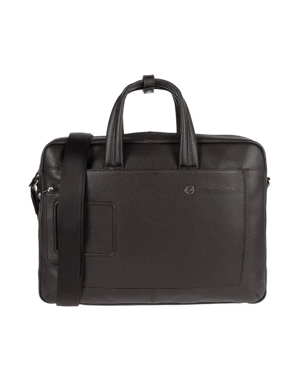 PIQUADRO Leather Handbag - Brown
