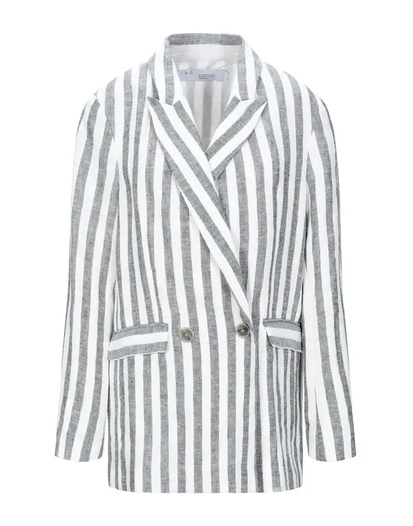 IRO PARIS Linen Striped Blazer