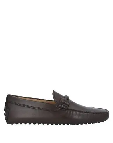 TOD'S Leather Driving Loafers - Brown