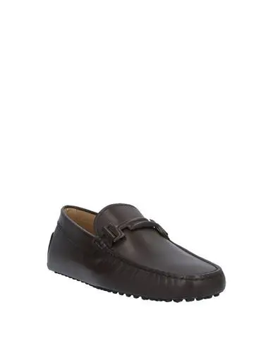 TOD'S Leather Driving Loafers - Brown