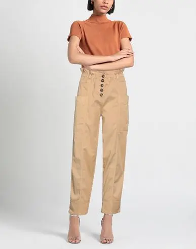 Pinko Tapered Twill Pants - Beige