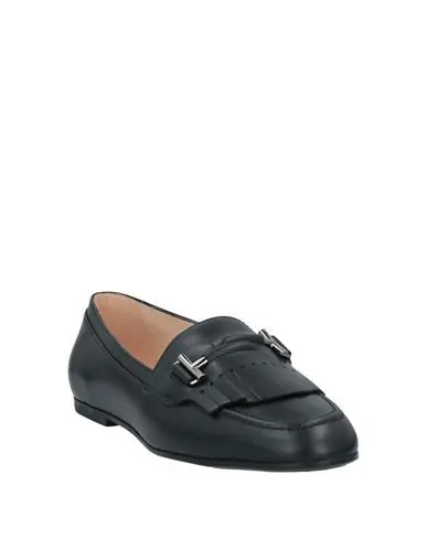 TOD'S Leather Loafers - Black
