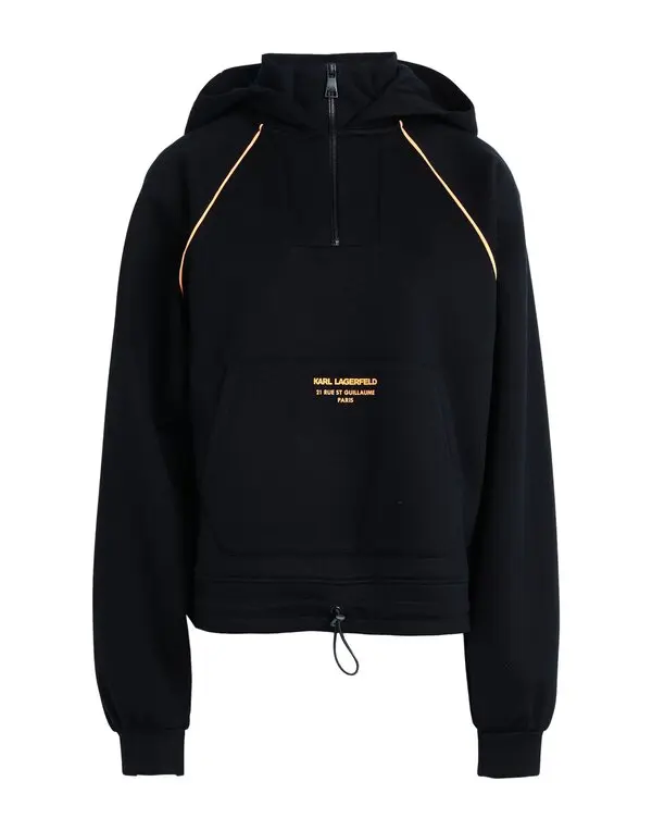 Karl Lagerfeld Cropped Athleisure Hoodie