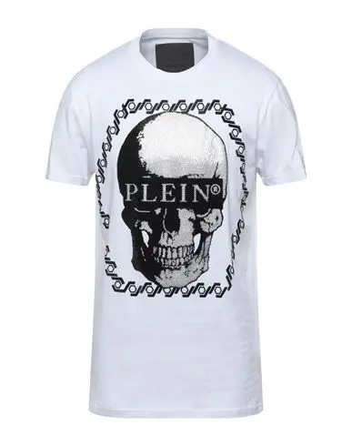 Philipp Plein T-shirt Size Cotton, Fiberglass - White