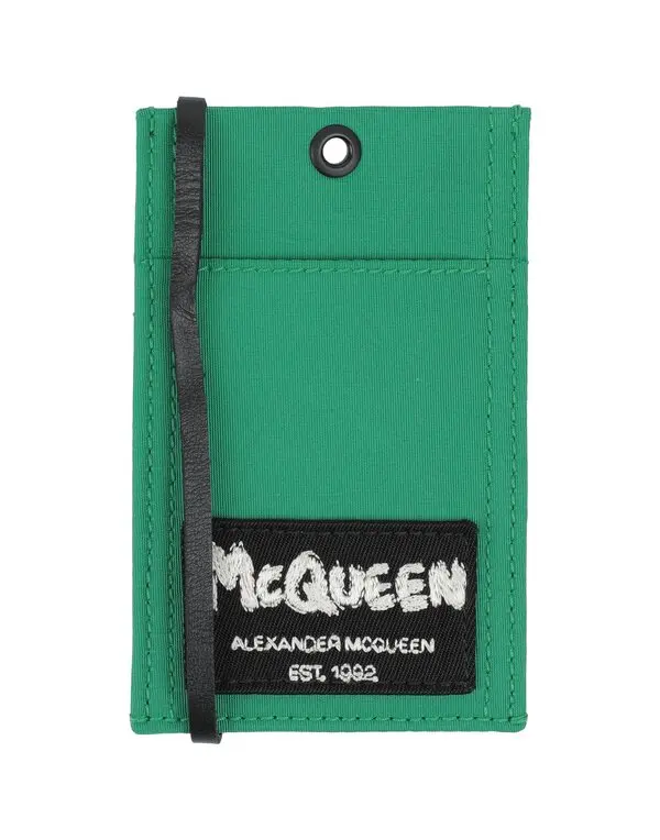 Alexander McQueen Crossbody Wallet Textile Fibers
