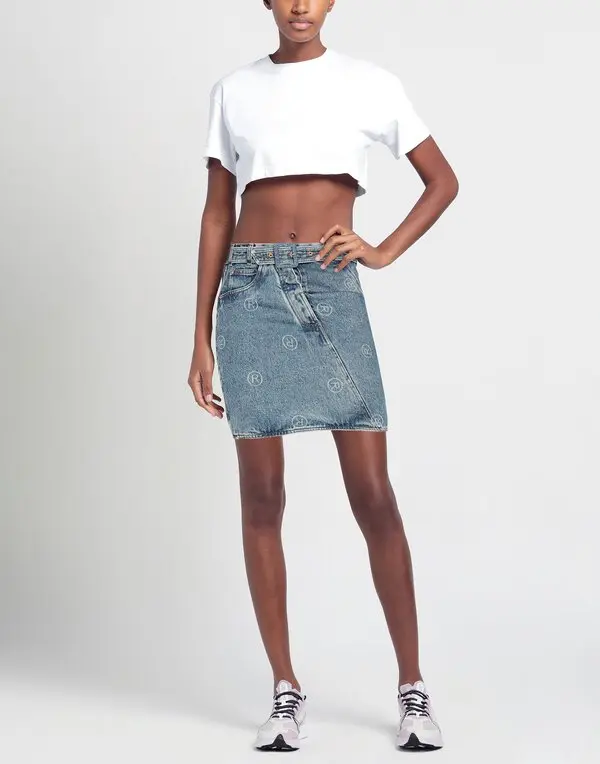 Martine Rose Denim Mini Skirt