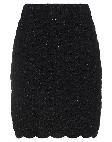 Dolce & Gabbana Mini Skirt In Cashmere And Metallic Polyester